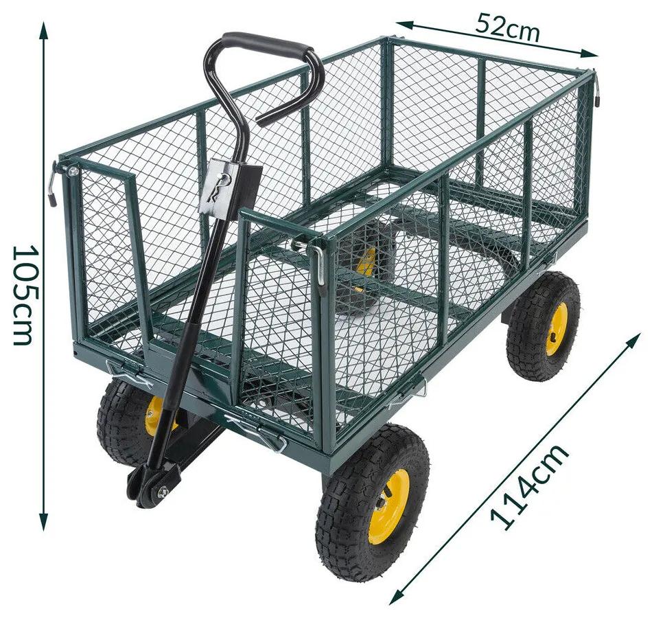 Zahradní vozík, přívěsný vozík, nosnost 550kg