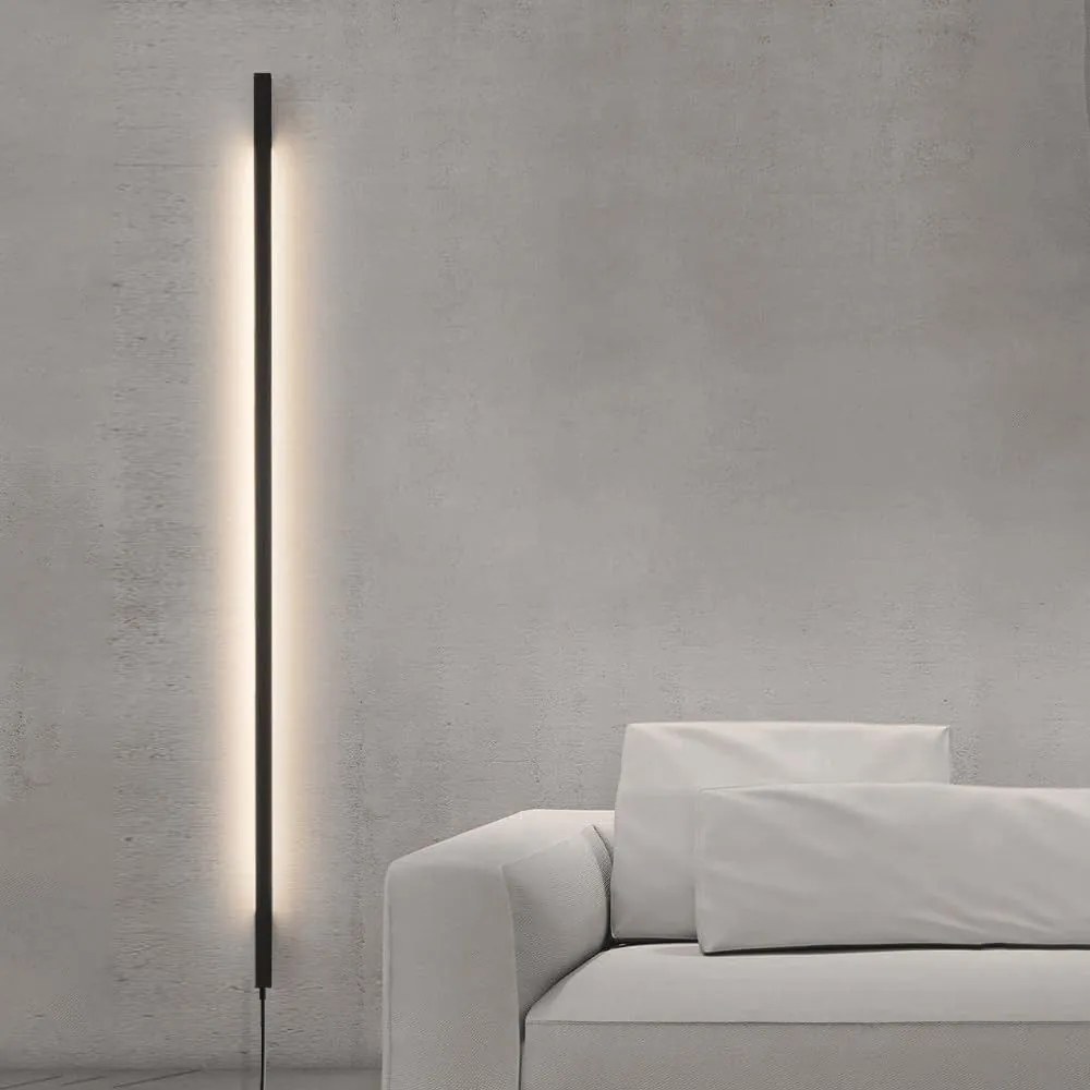 Toolight Toolight, LED nástěnné svítidlo 100cm, 15W, 3000K, LHJ064-W, černá matná, OSW-60033
