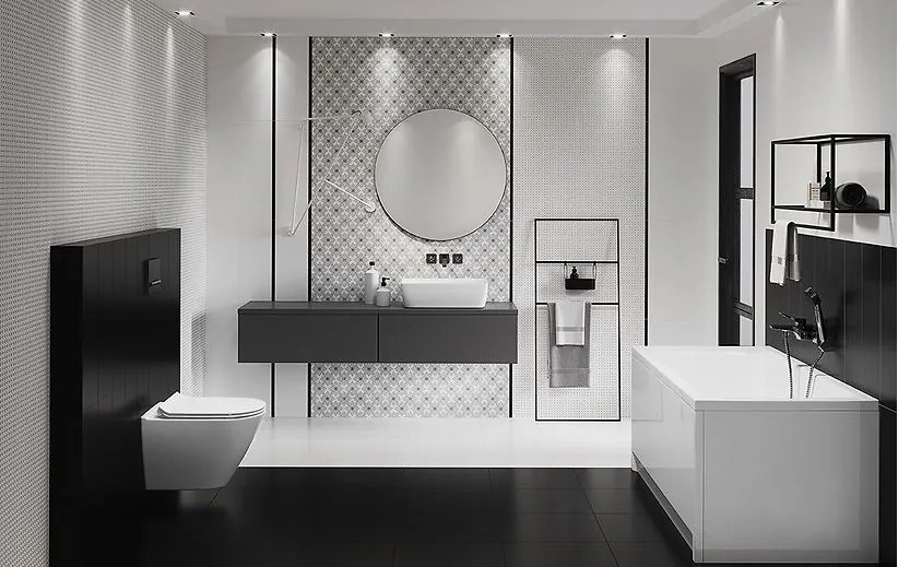 Cersanit Korat akrylátová vana 180x80cm + nožičky, bílá, S301-295