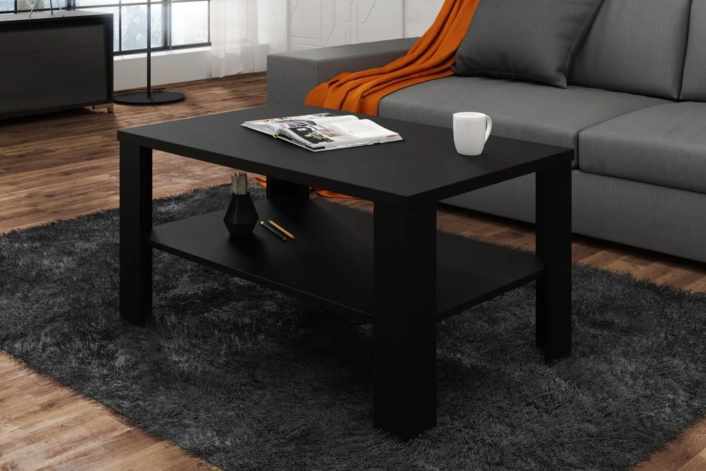Mazzoni FALCO 110x68 černá - Konferenční stolek
