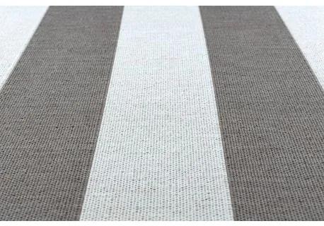 koberec FLAT SISAL 48644686 Pruhy bílá béžový velikost 160x230 cm | krásné koberce cz