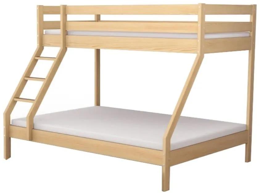 Patrová postel Mike  Borovice přírodní 
140x200 cm