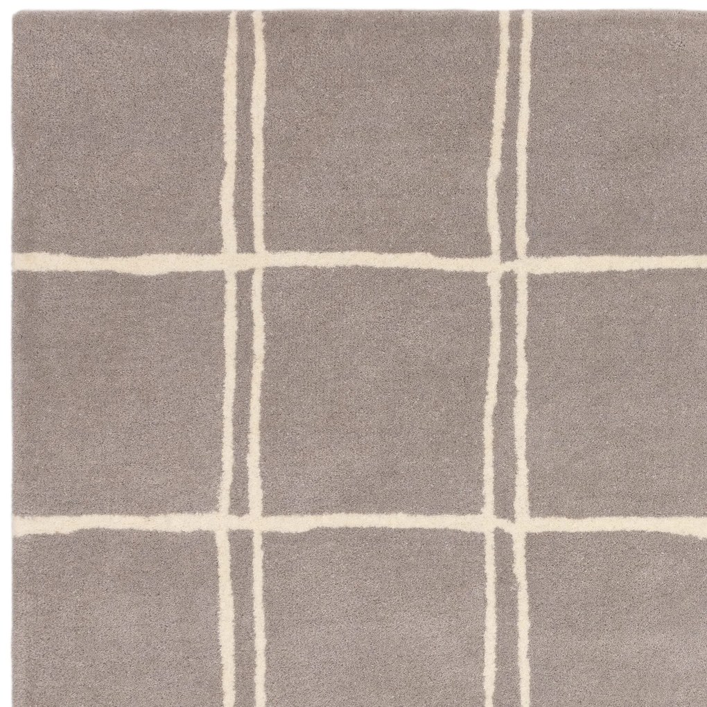 Tribeca Design Kusový koberec Swans Grid Silver Rozměry: 160x230 cm