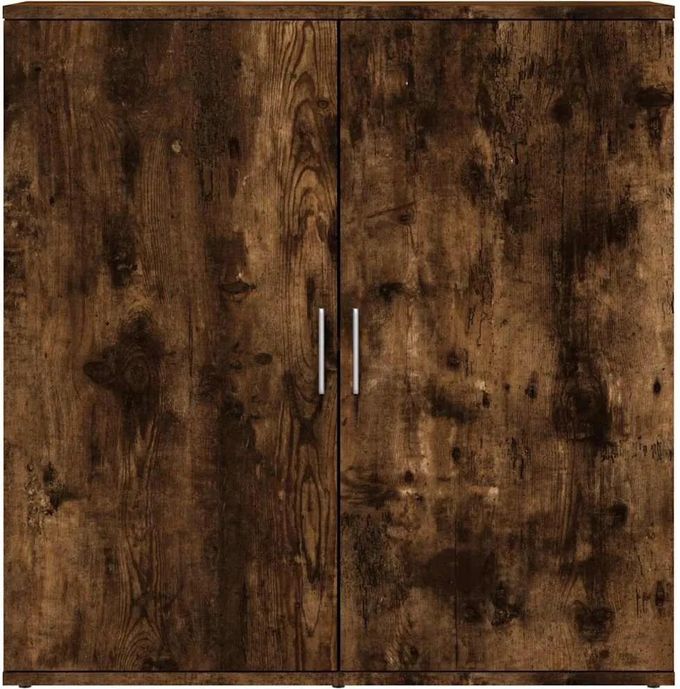 Příborníky 2 ks kouřový dub 79 x 38 x 80 cm kompozitní dřevo 3276606