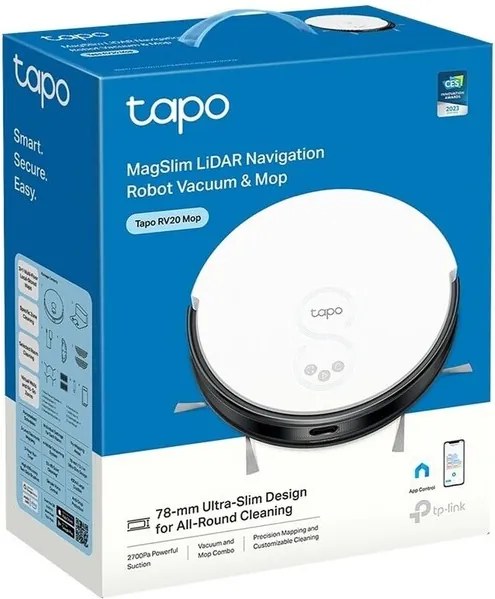 TP-Link Tapo RV20 Mop Bílá