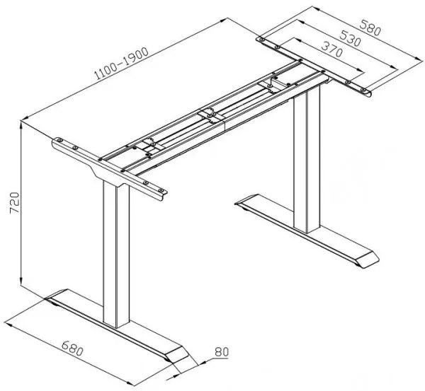 Studentský psací stůl Fixter