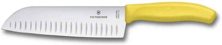 VICTORINOX Swiss Classic nůž Santoku 17cm žlutý