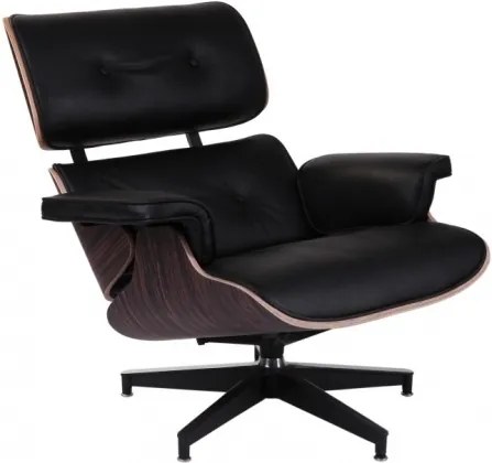 Designové křeslo Lounge chair, černá, eben