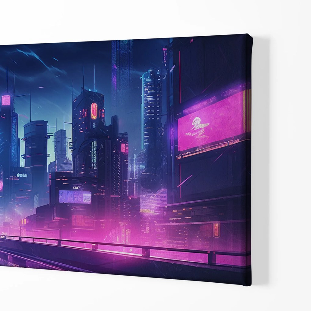 Obraz na plátně - Tokyo 2066 FeelHappy.cz Velikost obrazu: 120 x 40 cm