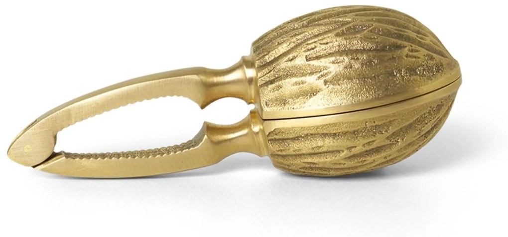 Ferm Living Louskáček na ořechy Forest Nut Brass, zlatá barva, kov