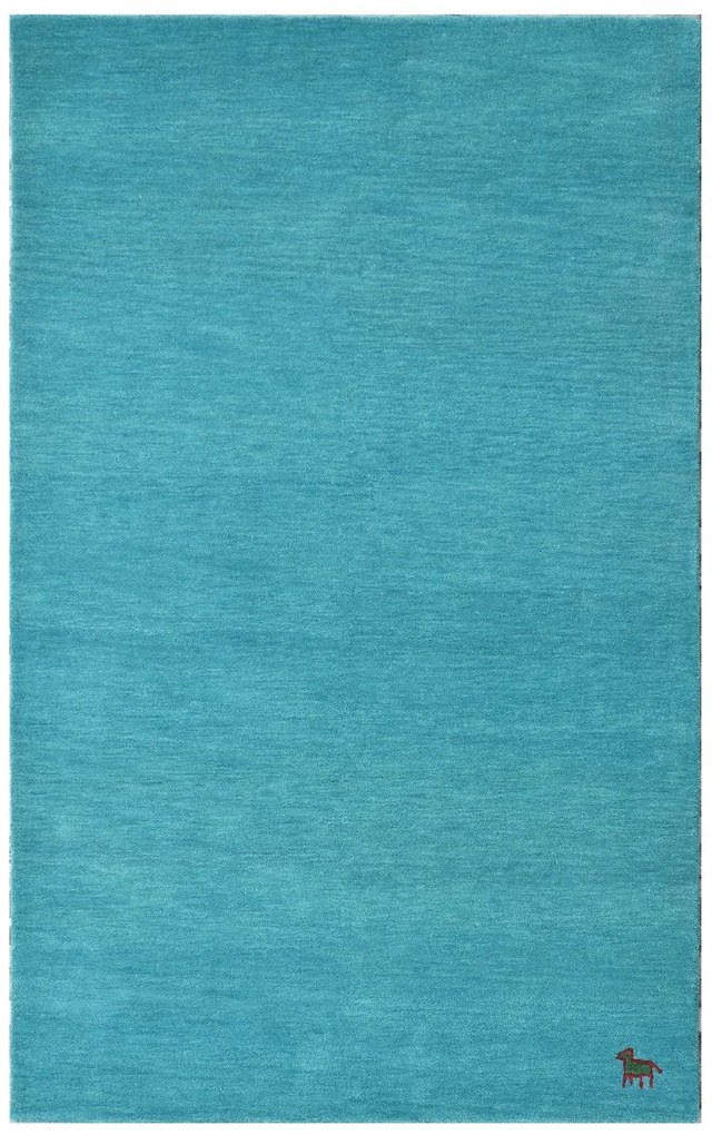 Ručně všívaný kusový koberec Asra wool tyrkys Rozměry koberců: 160x230