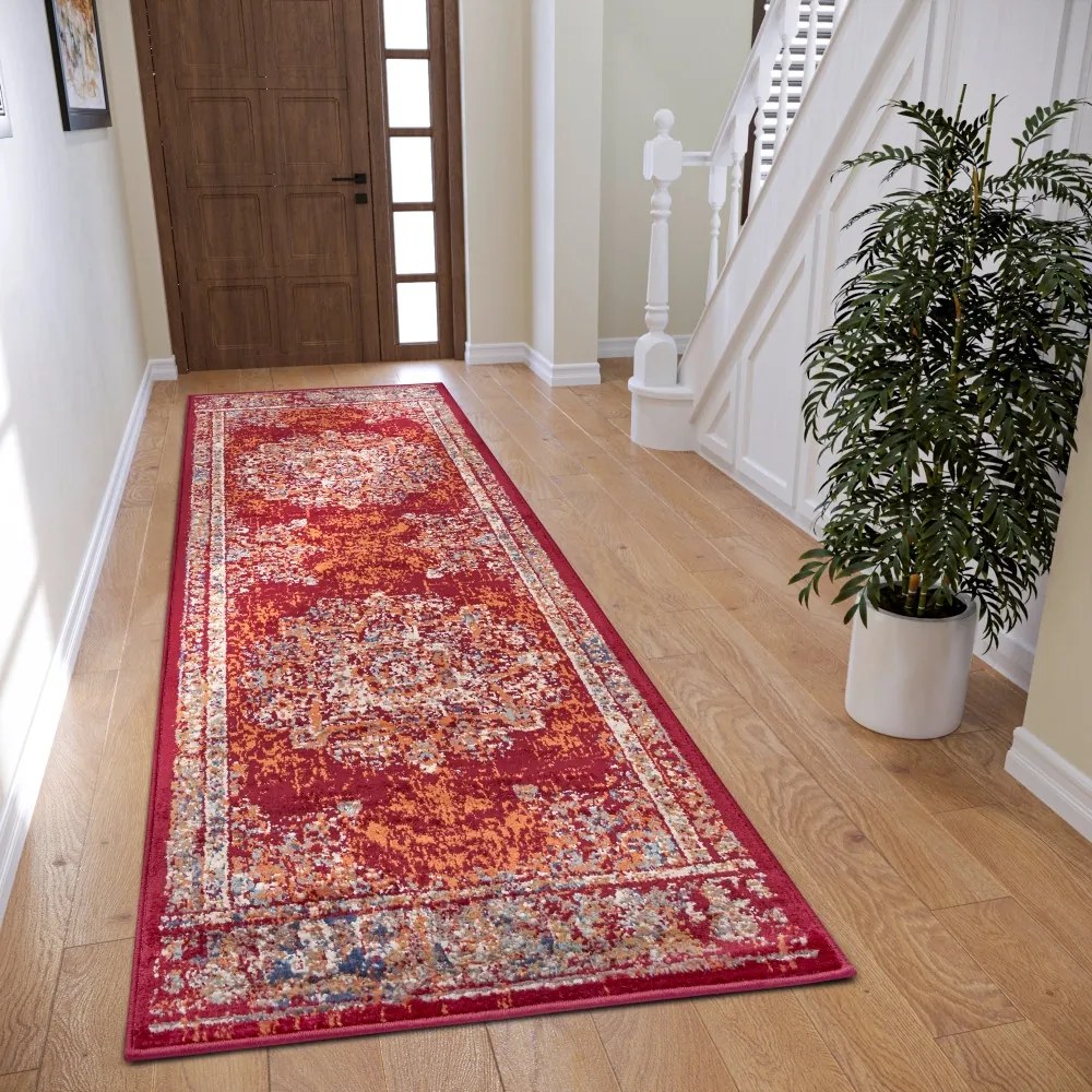 Hanse Home Collection koberce Kusový koberec Luxor 105638 Maderno Red Multicolor - 57x90 cm