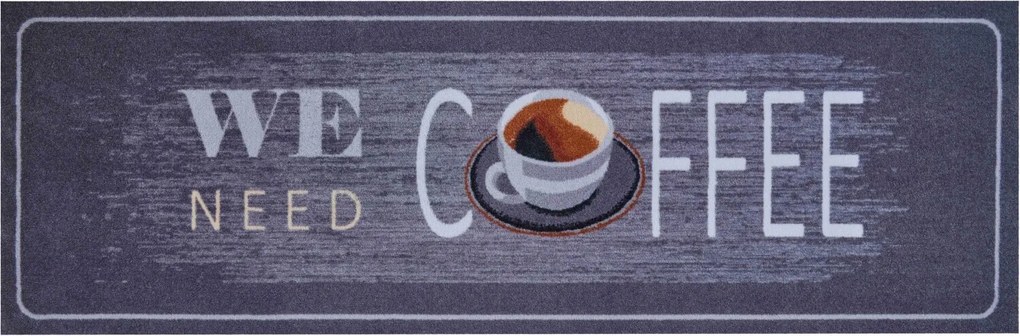 GRUND Rohožka do domácnosti GRILLO černá Rozměr: 60x180 cm