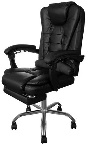 Malatec 16224 Kancelářská židle EKO kůže černá