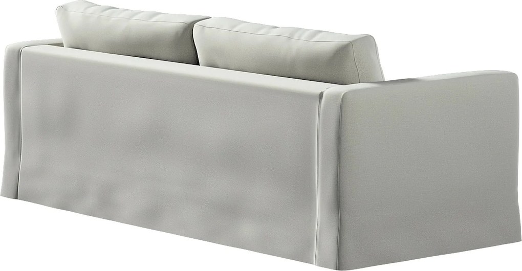 Potah na pohovku IKEA  Karlstad 3-místná, nerozkládací, dlouhý barva zelená látka sametová