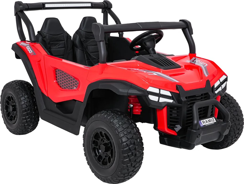 Ramiz Elektrická bugina Gravity pro děti červená + pohon 4x4 + dálkové ovládání
