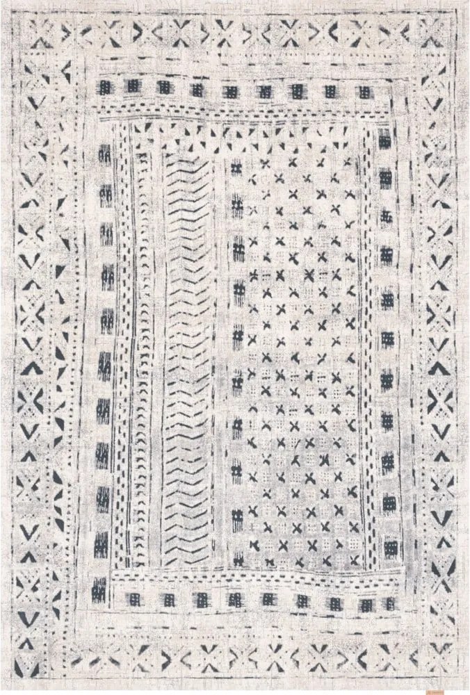 Bílý vlněný koberec 170x240 cm Masi – Agnella