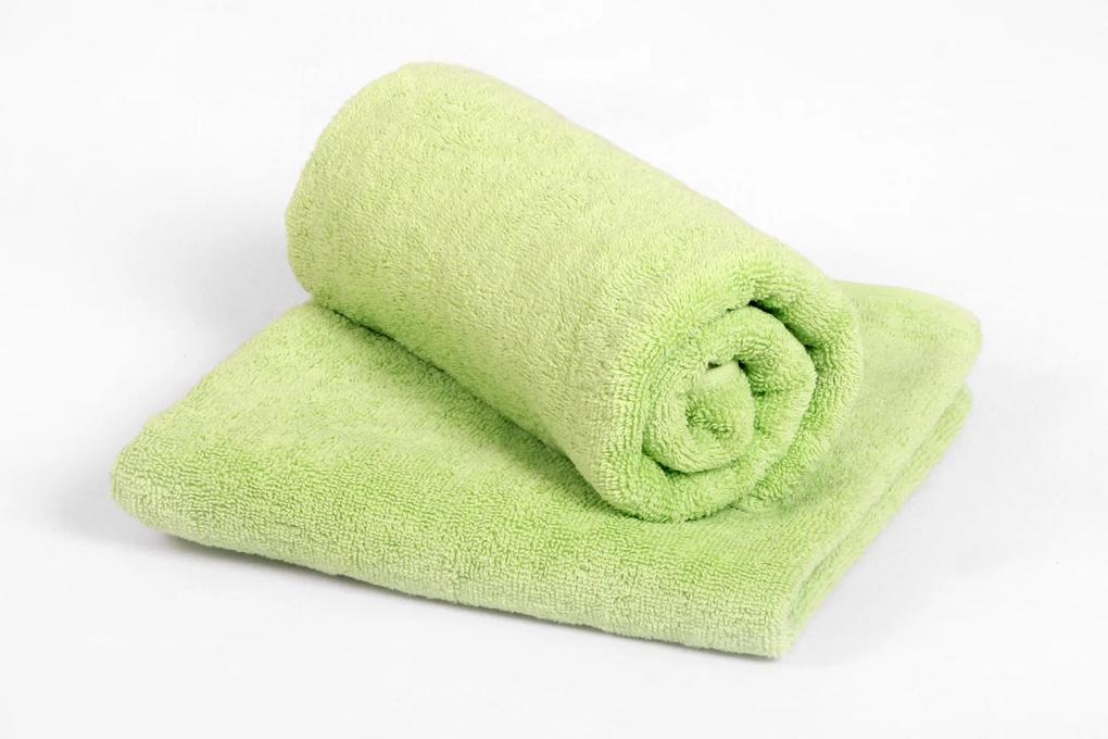 Kvalitní froté ručník APATIT - zelený 50 x 100 cm, český výrobce Tibex