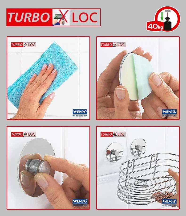 Dávkovač mýdla, QUADRO, Turbo-loc, WENKO