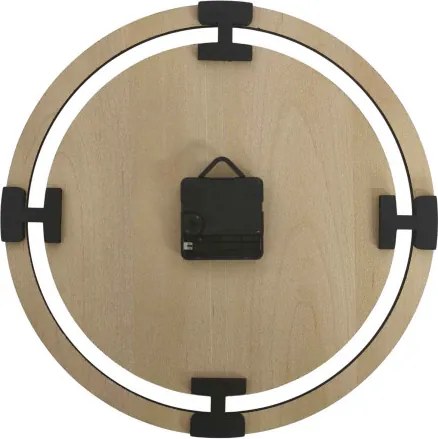 Dřevěné nástěnné hodiny s motivem lesa - moderní design | SENTOP HDF0607