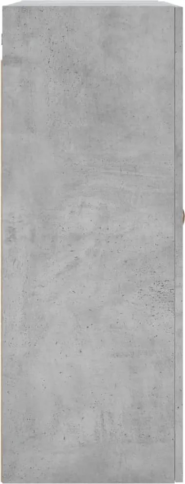 Nástěnné skříňky 2 ks betonově šedé 69,5 x 34 x 90 cm 3195599