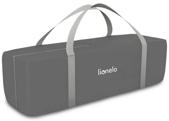 Lionelo - Cestovní postýlka FLOWER Grey Scandi