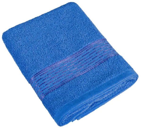 Bellatex Froté ručník a osuška kolekce Proužek tmavá modrá rozměr 50x100 cm