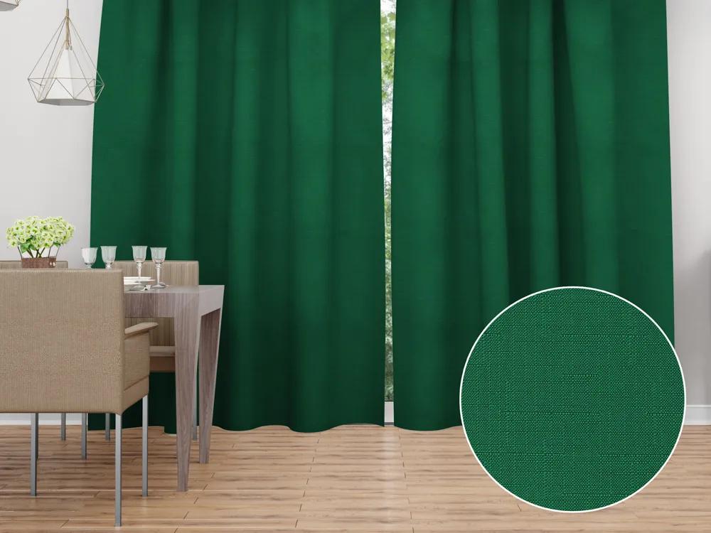 Biante Dekorační závěs TF-064 Zelený 150x170 cm