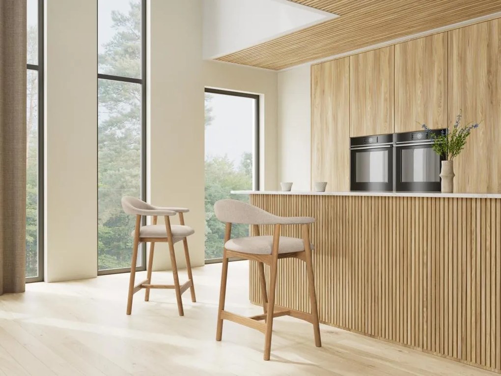ACTONA Designová barová stolička ADDI písková
