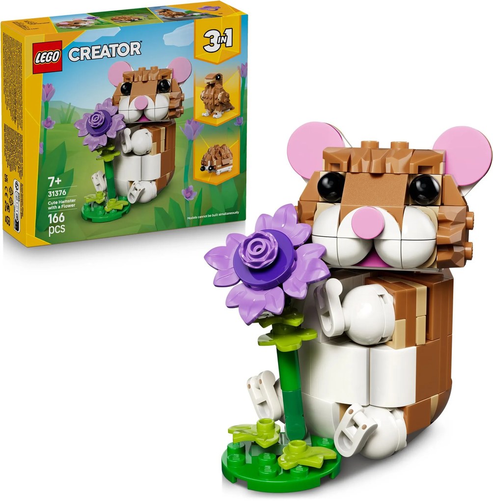 Lego® creator 31376 roztomilý křeček s květinou 5702018033197