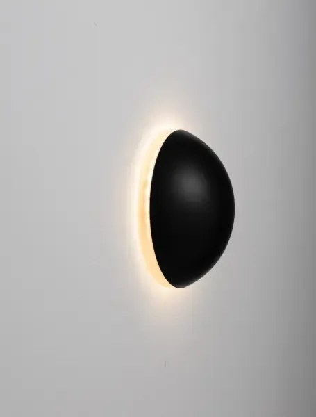 Designové nástěnné svítidlo Iona černá