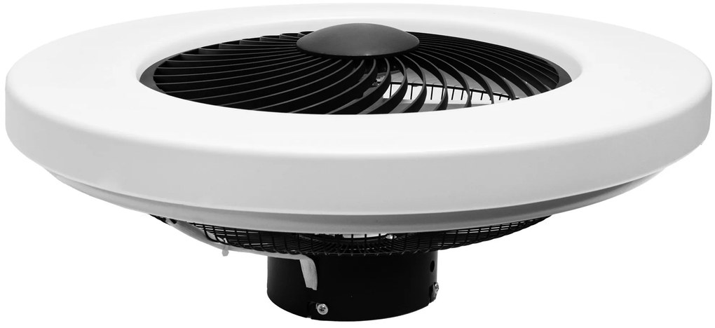 Toolight Toolight, LED stropní svítidlo s ventilátorem APP1552-C, černá-bílá, OSW-05181