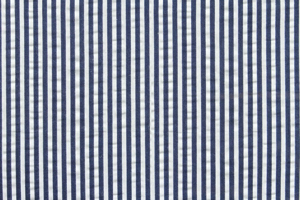 Zbytek krepové látky Proužek 4mm. tmavě modrý - 50 x 160 cm