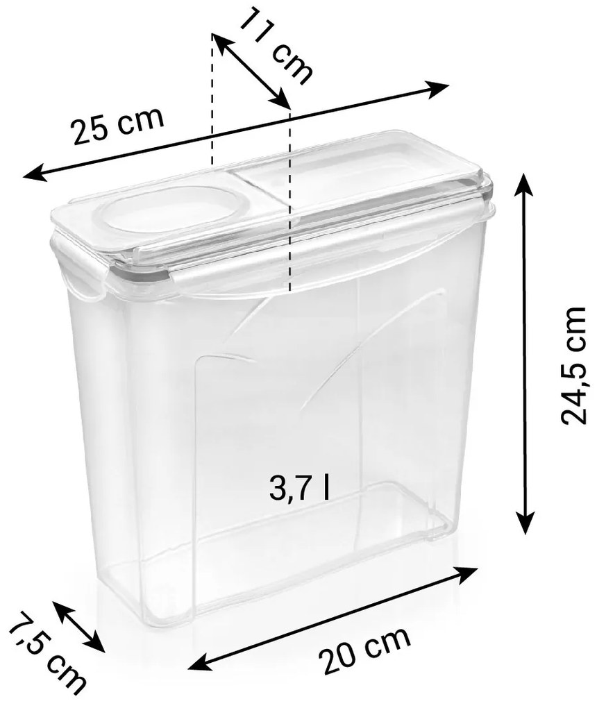 TESCOMA Dóza se sypacím uzávěrem FRESHBOX 3,7 l