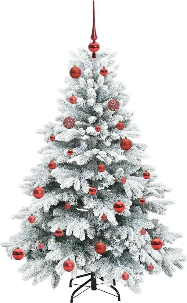 Umělý vánoční stromeček s 150 LED diodami Bílá 150 cm PE a PVC 3397601