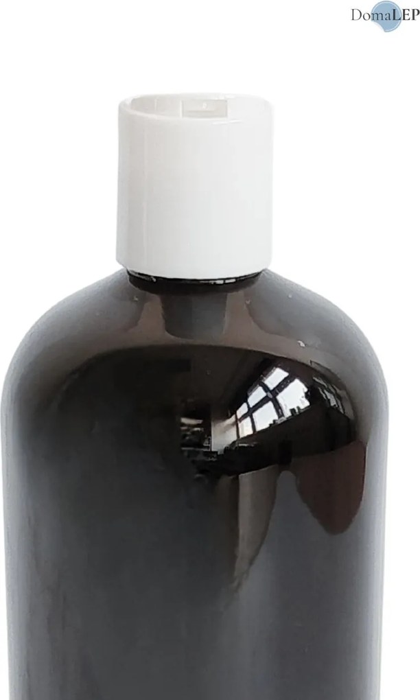 Dávkovač na mýdlo 500 ml černý s bílým DISC TOP BELA