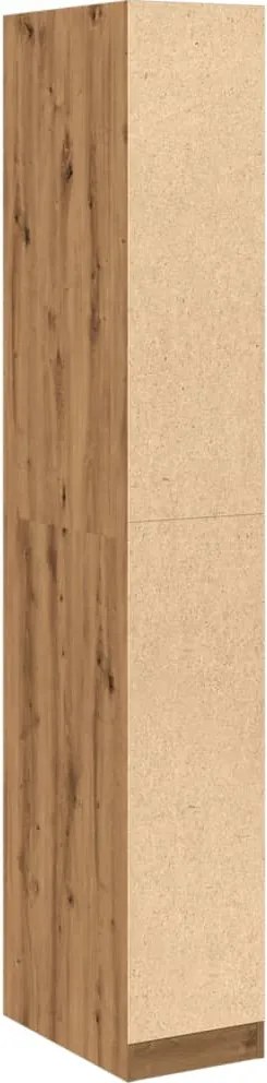 Šatní skříň dub artisan 30 x 50 x 200 cm kompozitní dřevo 3307710