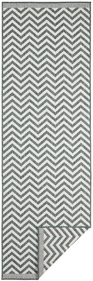 NORTHRUGS - Hanse Home koberce Kusový koberec Twin Supreme 103436 Palma Green creme – na ven i na doma - 200x290 cm