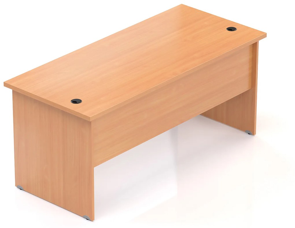 Kancelářský stůl Komfort, dřevěná podnož, 160x70x76 cm BKA16 12