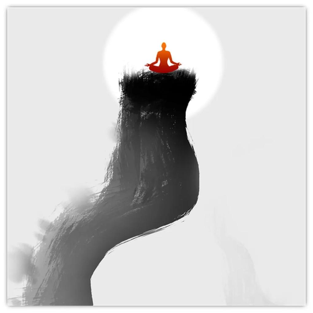 Obraz - Meditace na vrcholu (30x30 cm)