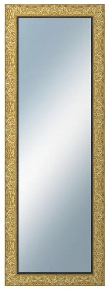 DANTIK - Zarámované zrcadlo - rozměr s rámem cca 50x140 cm z lišty PRAHA zlatá (2752)