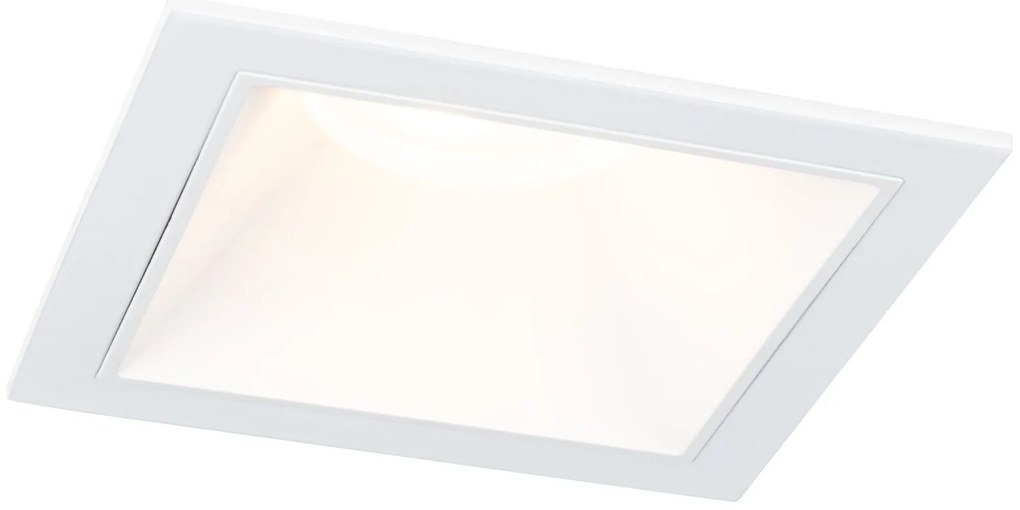 Paulmann 93128 Cole Coin, bodovka v bílé úpravě, 1x6W LED 2700K tříkrokové stmívání, 8,8x8,8cm, IP44