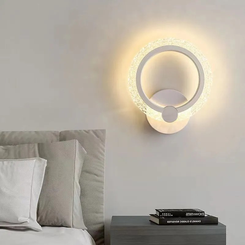 Toolight Moderní nástěnné LED osvětlení Crystal D44 LHJ067-W chrom