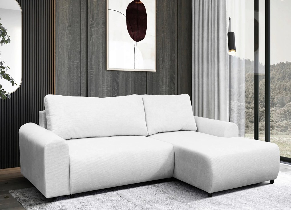 XXXLutz ROHOVÁ SEDAČKA, textil, krémová MID.YOU - Sedací soupravy - 001574005909