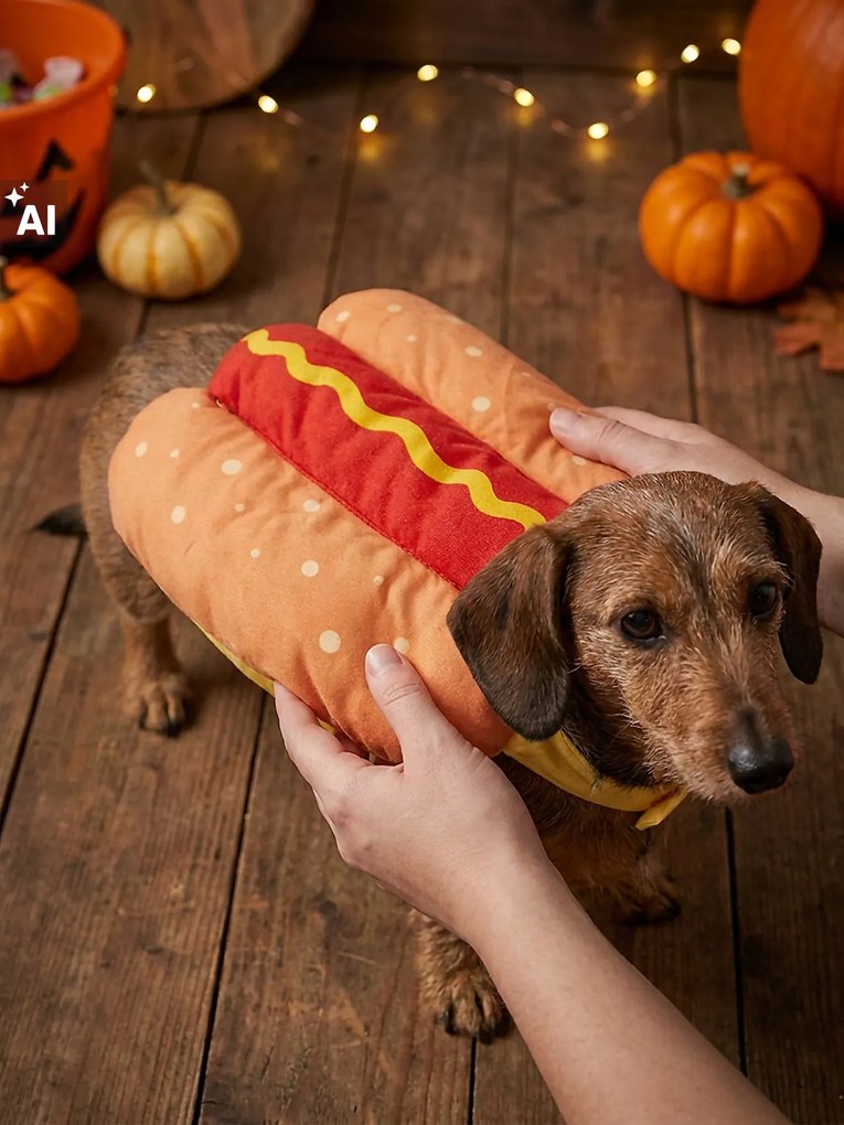Sinsay - Kostým pro psa ve tvaru hot dogu - vícebarevná