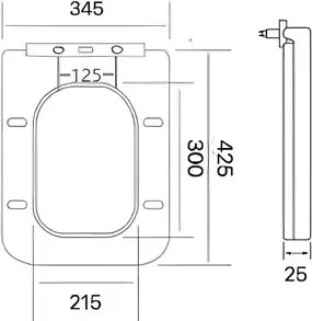 kielle - WC sedátko | Softclose | EasyLock | Slim | bílá