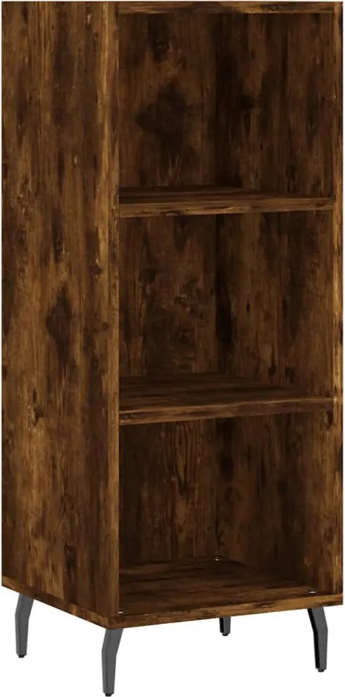 Skříň highboard kouřový dub 34,5 x 34 x 180 cm kompozitní dřevo 3200342