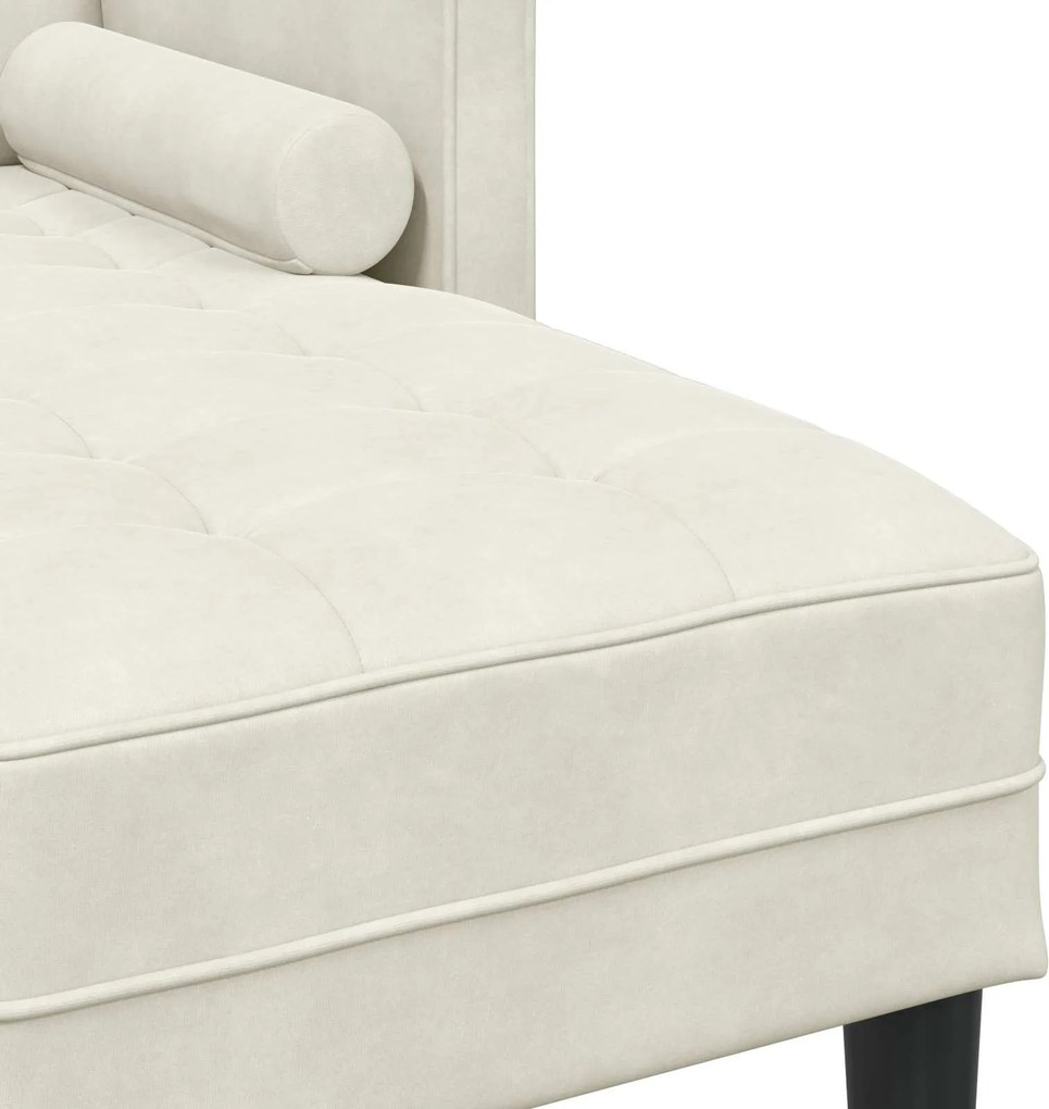 Set pohovek 2 ks Krémová Polyester 3329272