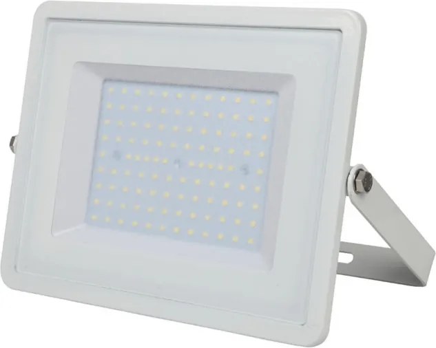 V-TAC LED venkovní reflektor 100W/230V/3000K/8000Lm/100°/IP65, bílý