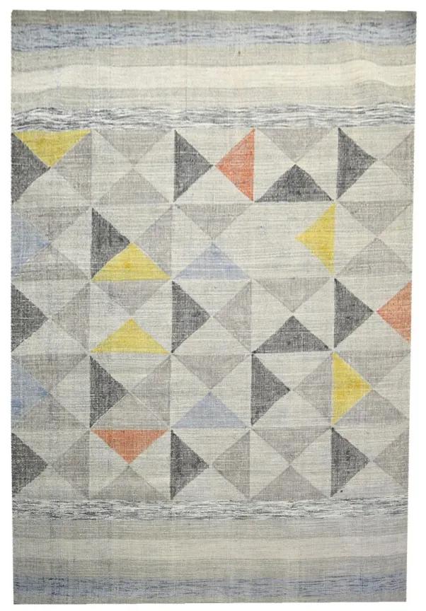 Hans Home | Ručně tkaný kusový koberec Tristar Flatweave, šedá